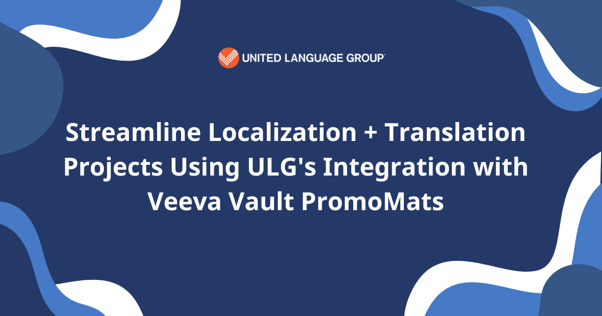 UNITED LANGUAGE GROUP IS A TRUSTED LANGUAGE PARTNER TO LIFE SCIENCES ORGANIZATIONS